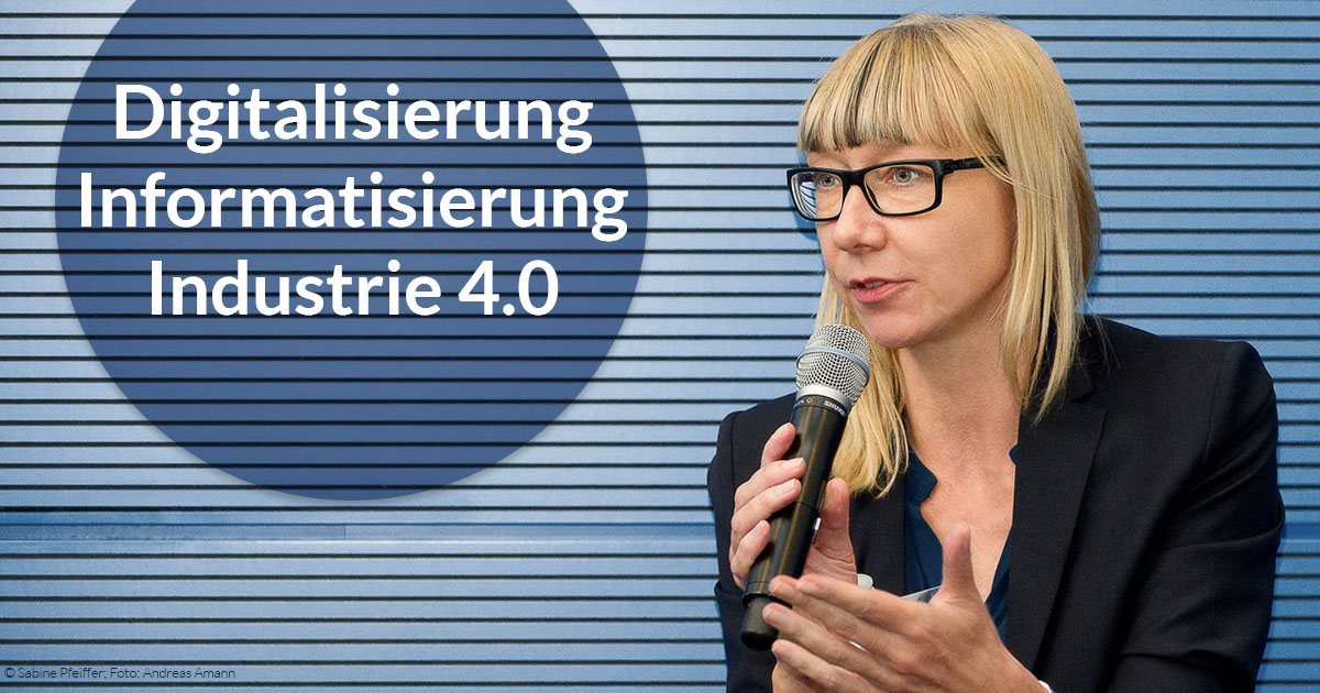 Soziologin - Prof. Dr. Sabine Pfeiffer